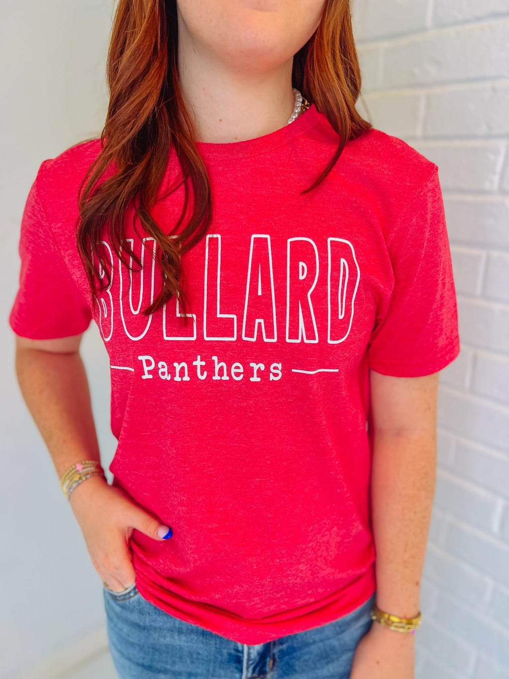 Bullard Panthers Red Tee – Lakely Claire Boutique